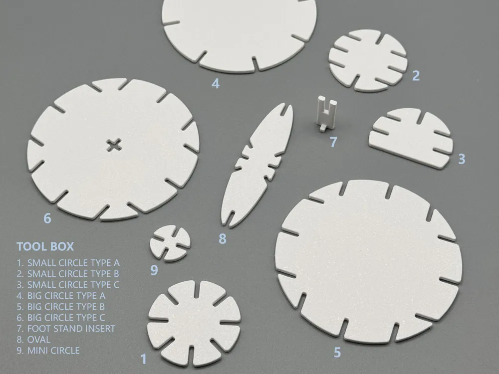 Interlocking Building Chip Set Remixed by BunnyLab - MakerWorld