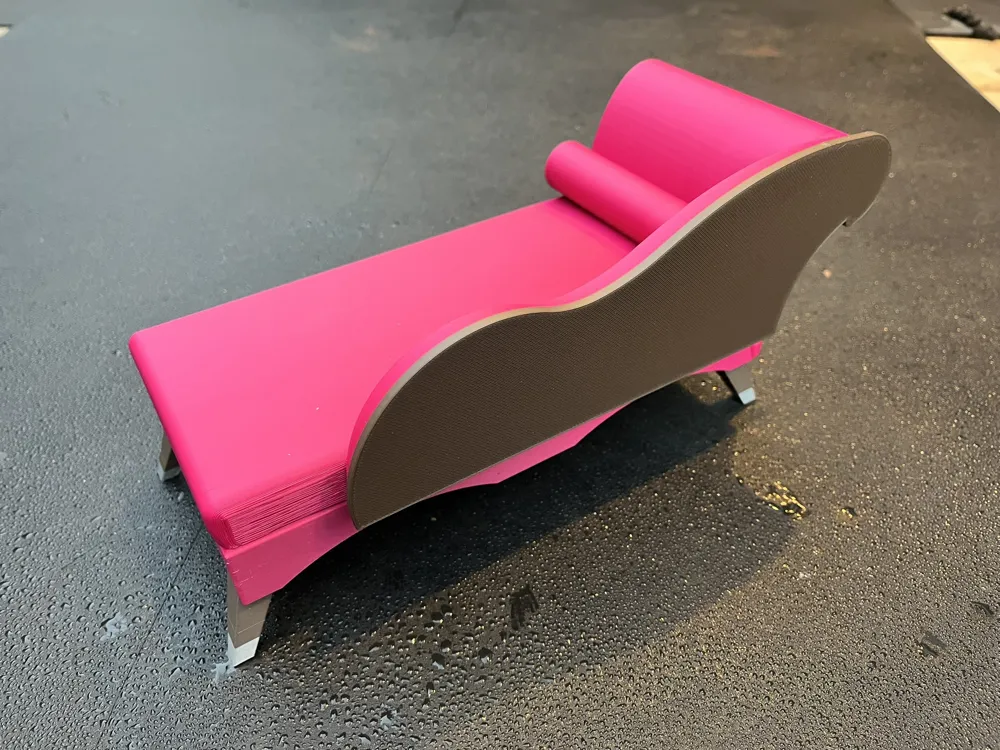 Barbie Scale Fainting Couch (50% Version included) by Zzz3DSelkirk ...