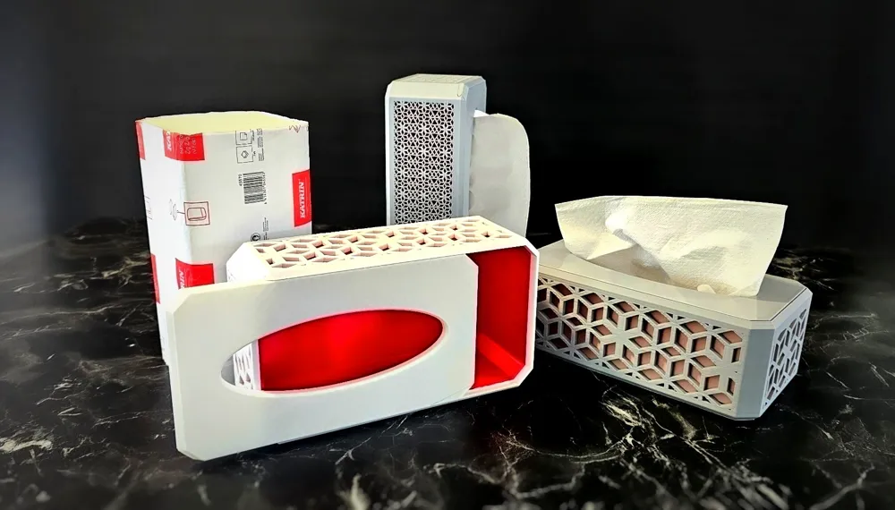Kumiko Tissue Box Dispenser by Lilith3dPrint MakerWorld: Download Free ...