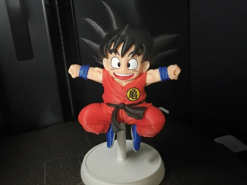 Goku jump with base or no base - Free 3D Print Model - MakerWorld
