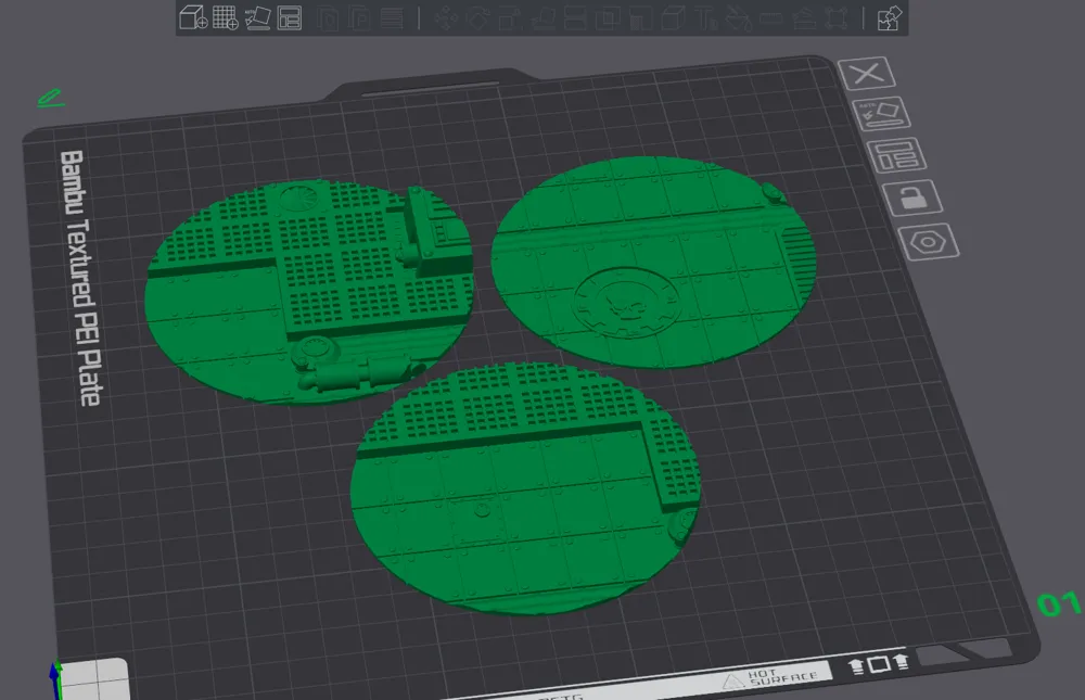 Base Topper 100mm – Industrial Style - 40k by DaChemika MakerWorld ...