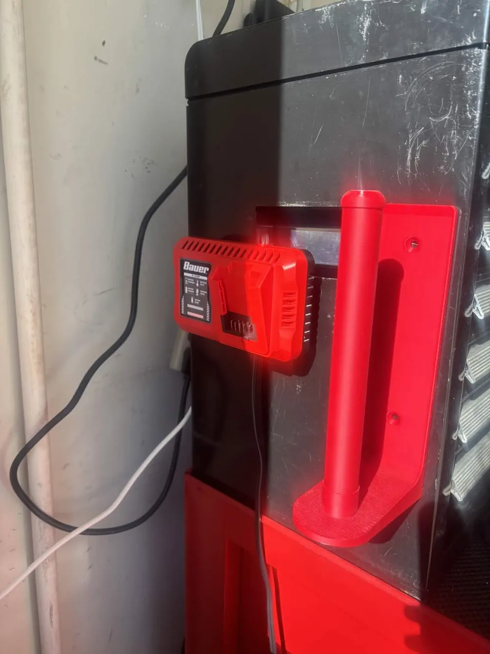 BAUER 20V Charger Wall Mount Holder - Free 3D Print Model - MakerWorld