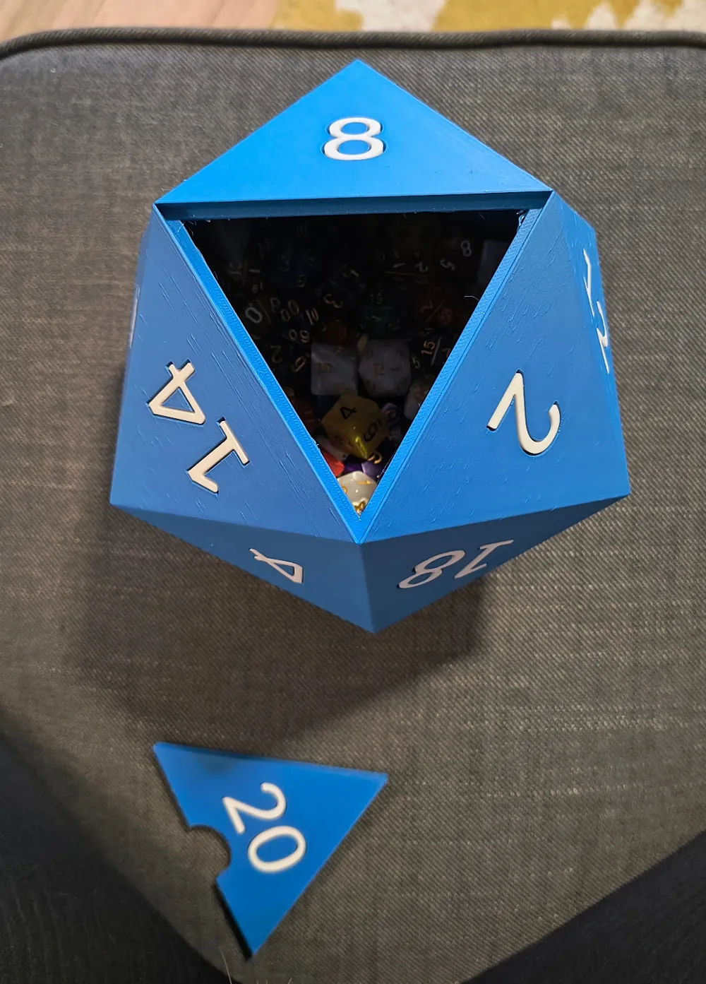 D20 Dice Box - Stylish Storage for Tabletop Gamers - Free 3D Print ...