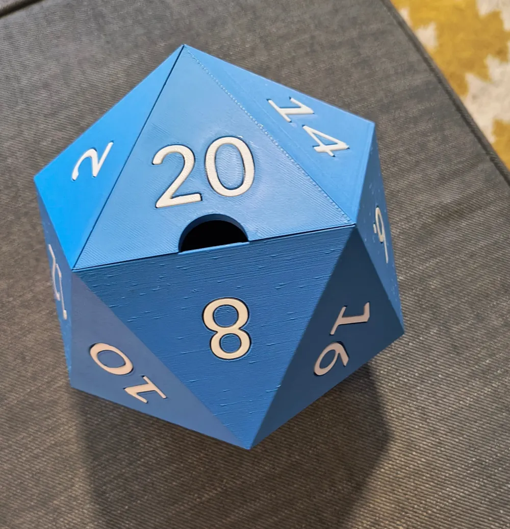 D20 Dice Box - Stylish Storage for Tabletop Gamers by marynoster ...