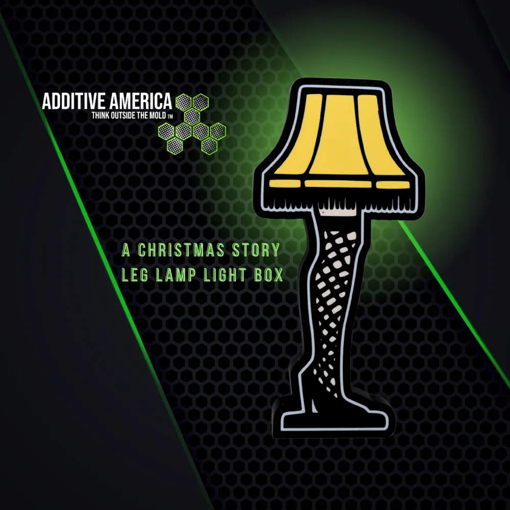 Leg Lamp - A Christmas Story - Light Box by AdditiveAmerica - MakerWorld