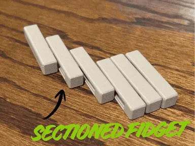 Section Fidget (Print in Place)!!!! - Free 3D Print Model - MakerWorld