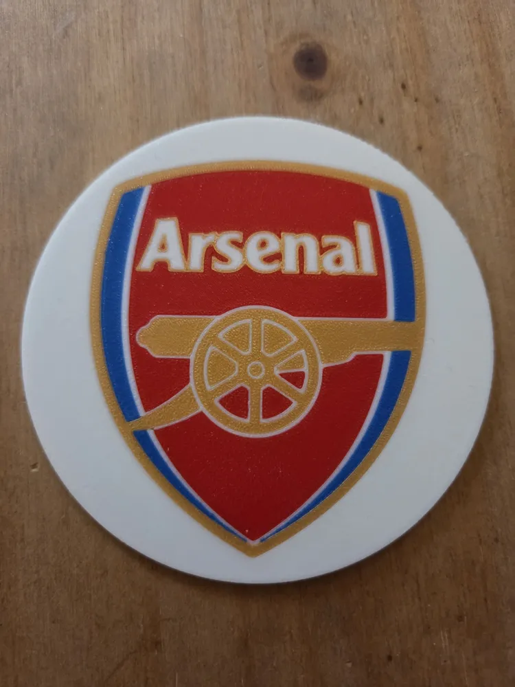 Arsenal F.C. Coaster - Free 3D Print Model - MakerWorld