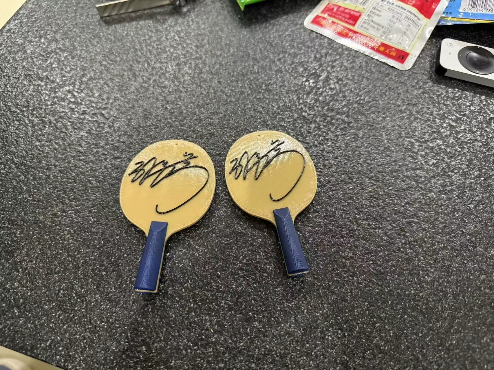 Signature Ping Pong Paddle Keychain - Sun Yingsha by WanZi - MakerWorld