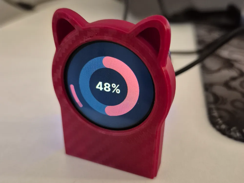 Panda Knomi DIY Case with ESP32 + TFT Display Remixed by schichtbude.de ...