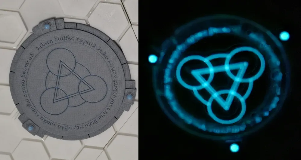 Diablo coaster waypoint glow/ teleportation stone by Printcells ...