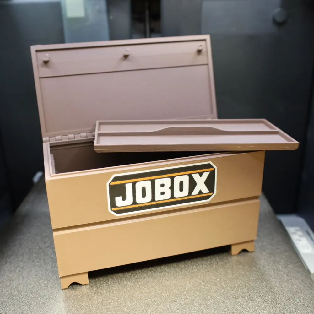 JOBOX Job Site Tool Box Desk Display by joshua.makes - MakerWorld