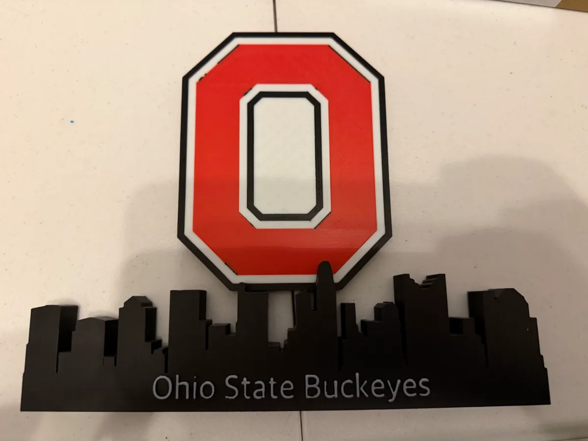 Die Skyline von Ohio State – Kostenloses 3D-Druckmodell – MakerWorld