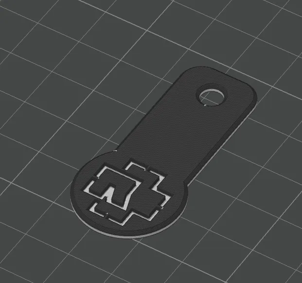 RAMMSTEIN Keychain / shopping cart Token by ScottyDT - MakerWorld