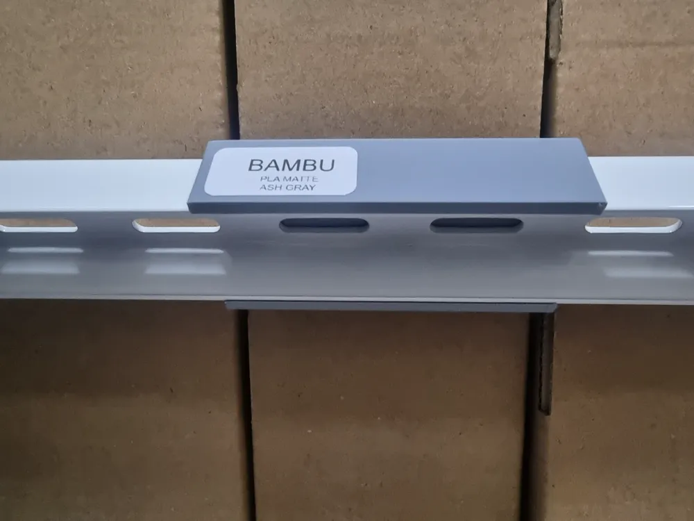 Twin Slot Wall Mount Colour Cover Chart Filament Test Sample Labeller ...