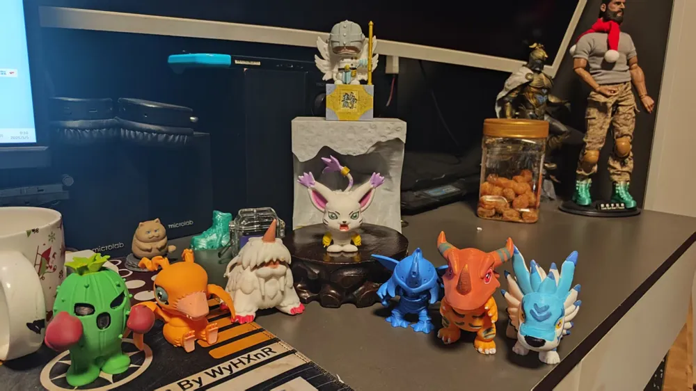 Digimon Mystery Box - Gatomon by 多多de玩偶世界 MakerWorld: Download Free 3D ...