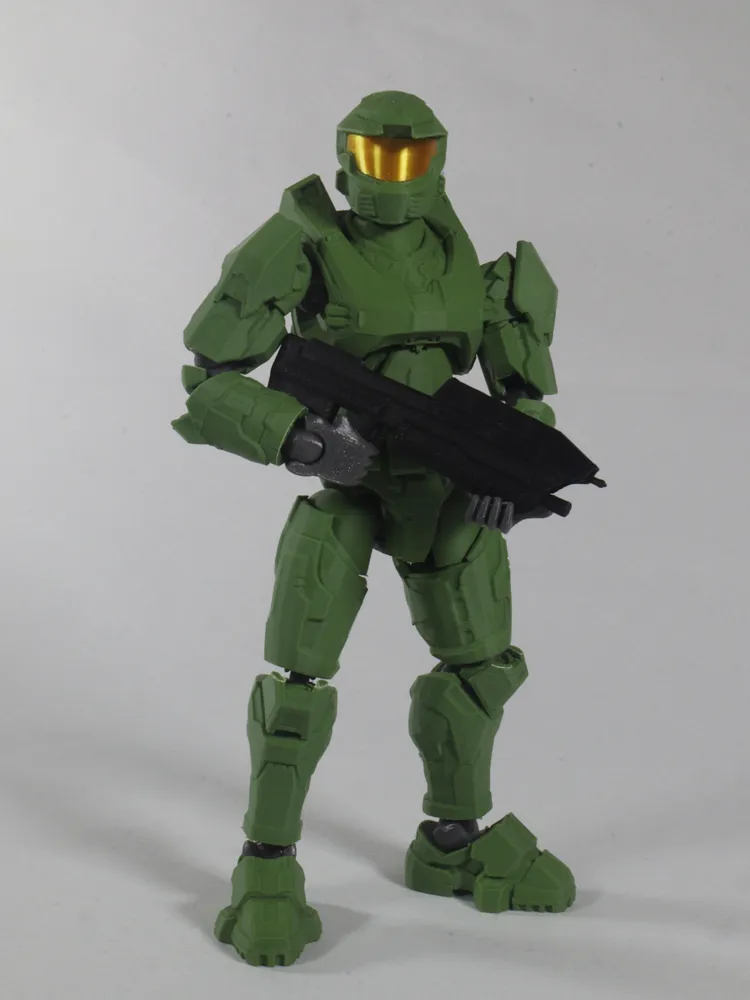 Halo MkV Action Figure - Master Chief - MODULYR V2 - Free 3D Print ...