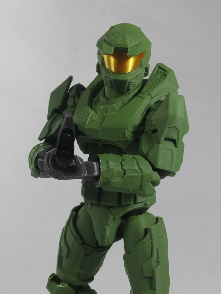 Halo MkV Action Figure - Master Chief - MODULYR V2 - Free 3D Print ...