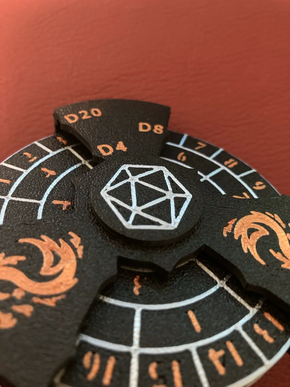 Dice fidget spinner for roleplay (DandD) by knutsel_corner MakerWorld ...