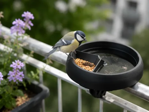 AeroFeeder – Balcony Railing Bird Feeder & Bath - Free 3D Print Model ...