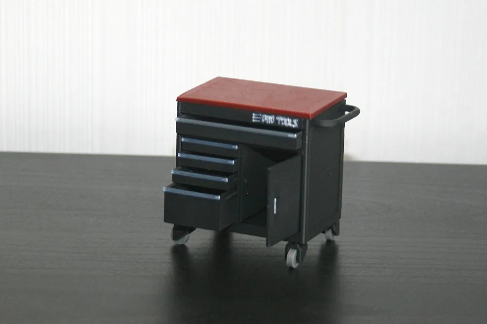 Pro Tool Trolley for Garage diorama, scale 1:18 - Free 3D Print Model ...