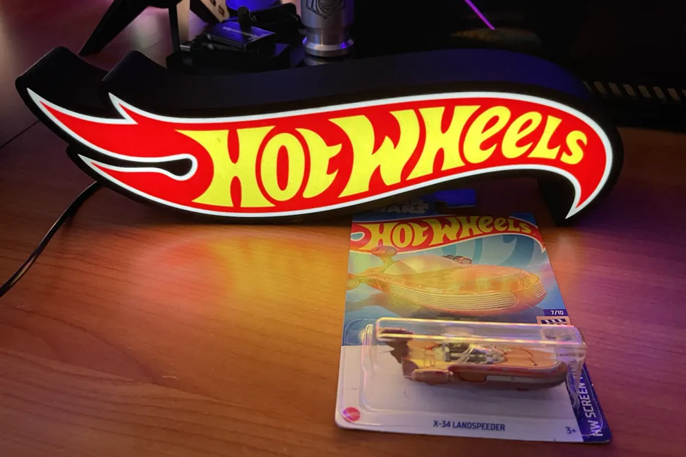 Hot Wheels light box by wasuber - MakerWorld
