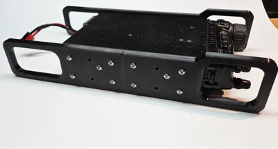 Modular adaptable Yaesu 857 Side Rails by PapaZulu - MakerWorld