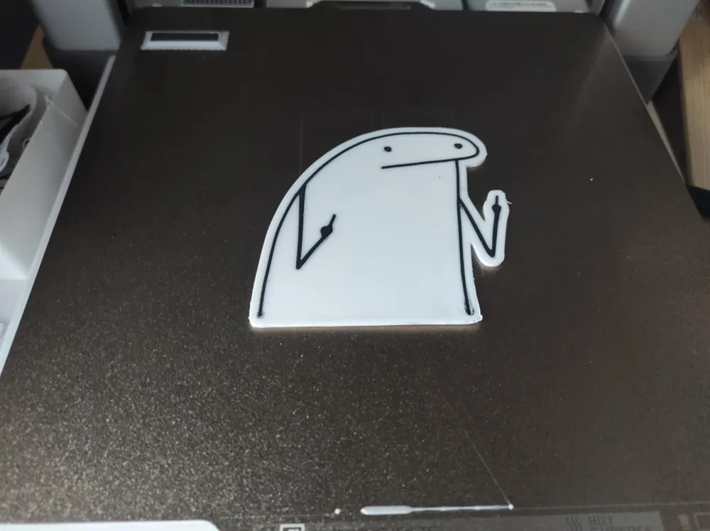 Flork middle finger meme magnet by Clawer MakerWorld: Download Free 3D ...