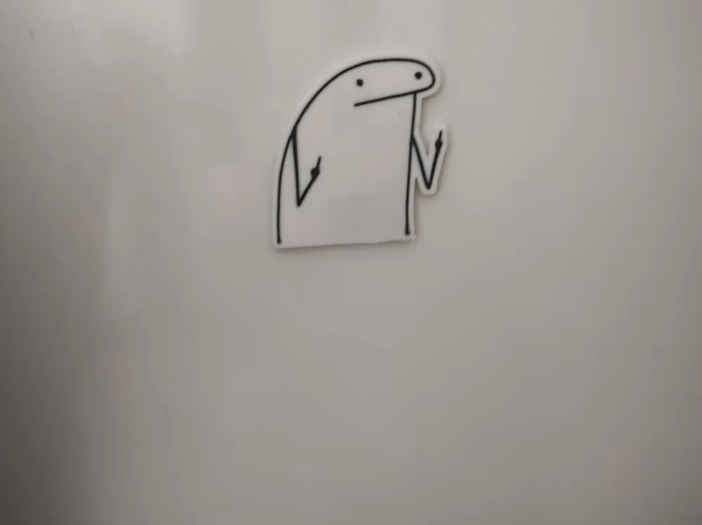 Flork middle finger meme magnet by Clawer MakerWorld: Download Free 3D ...