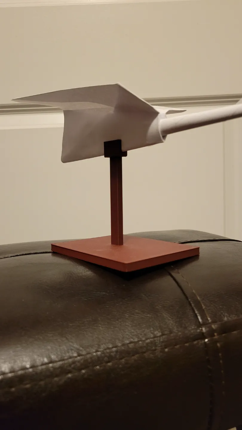 Paper air plane display stand - Free 3D Print Model - MakerWorld