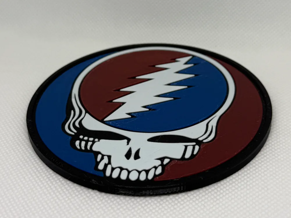 Grateful Dead Coaster by Humnarr - MakerWorld