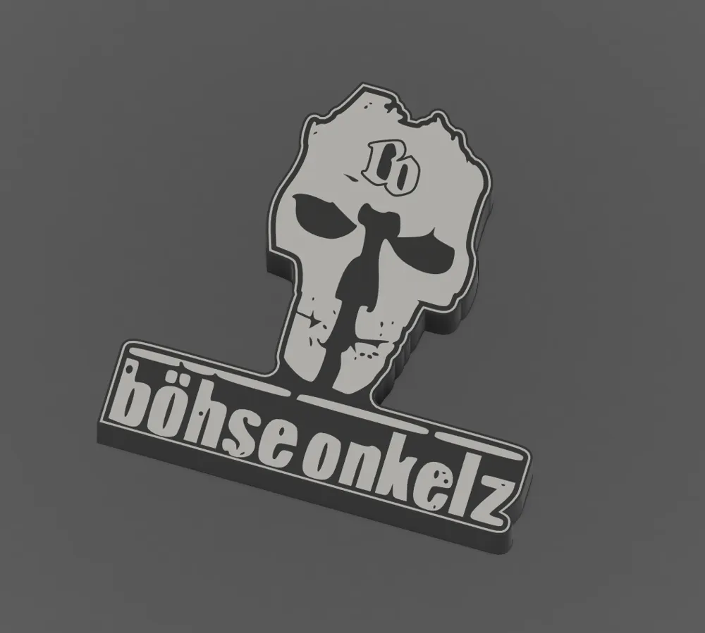 Böhse Onkelz Lightbox Leuchtschild BO by Marco_P94 - MakerWorld