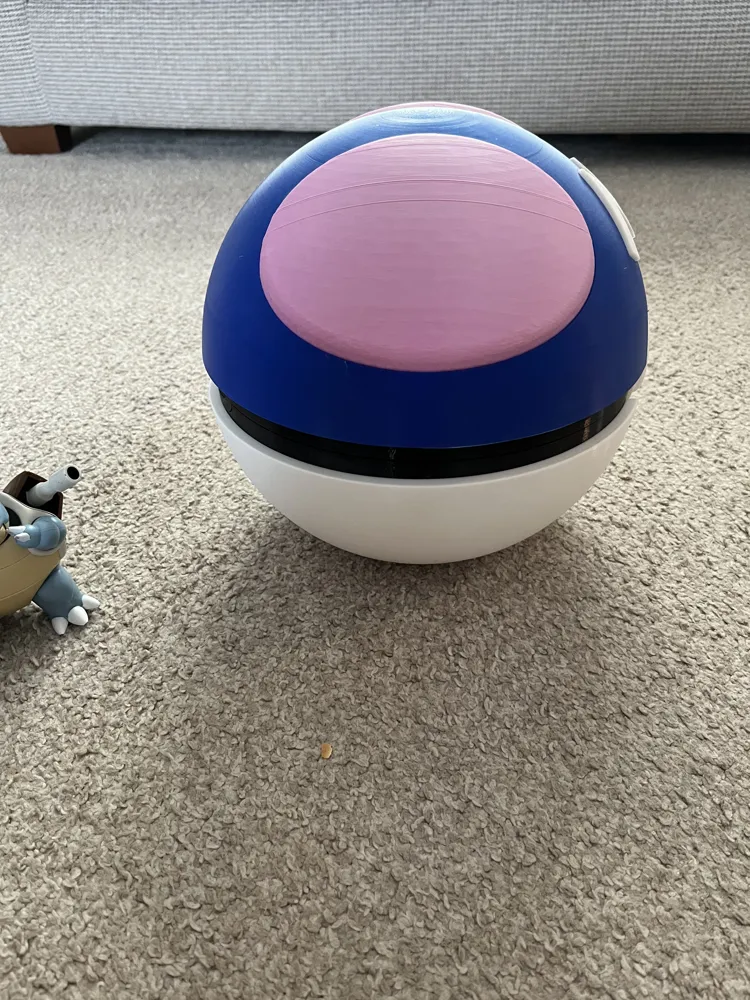 Master Ball Pokeball - Functional - Large & small by user_28060042 ...