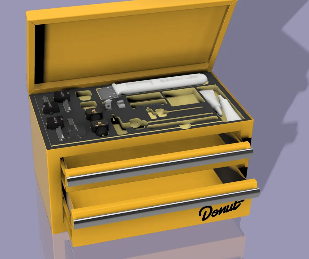 Donut mini toolbox insert A1 Remixed by Fred DS MakerWorld: Download ...