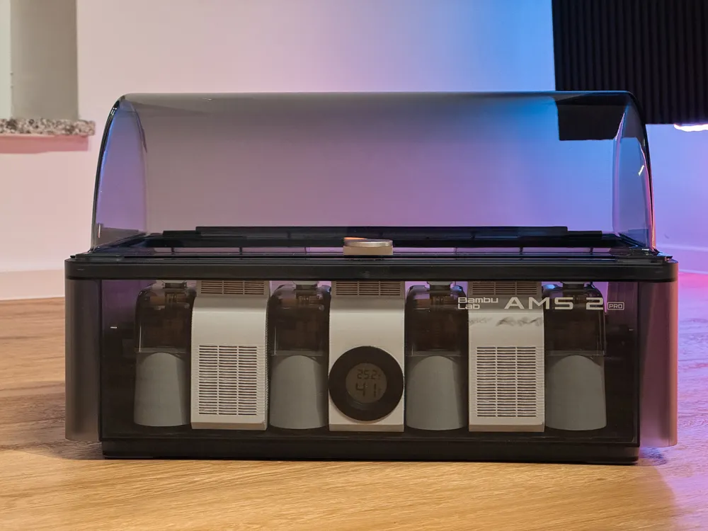 AMS 2 Pro Silica Dry Box with Hydrometer Bambu Lab by Johannes ...