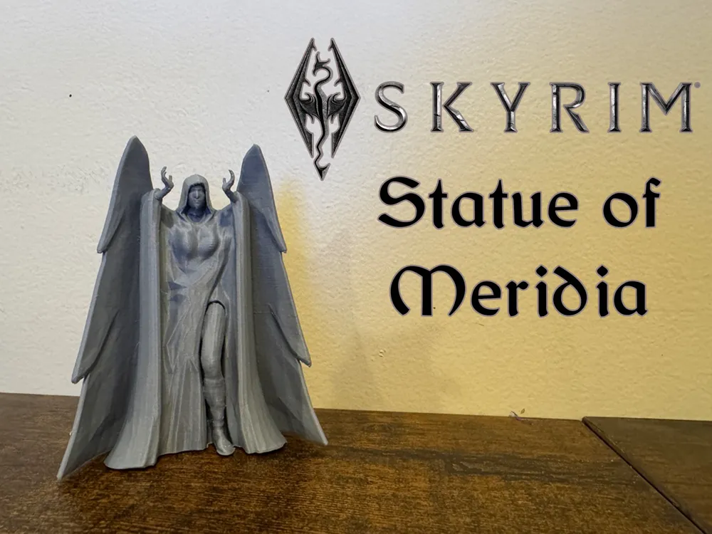 Skyrim Statue of Meridia by Mentuisian Design - MakerWorld