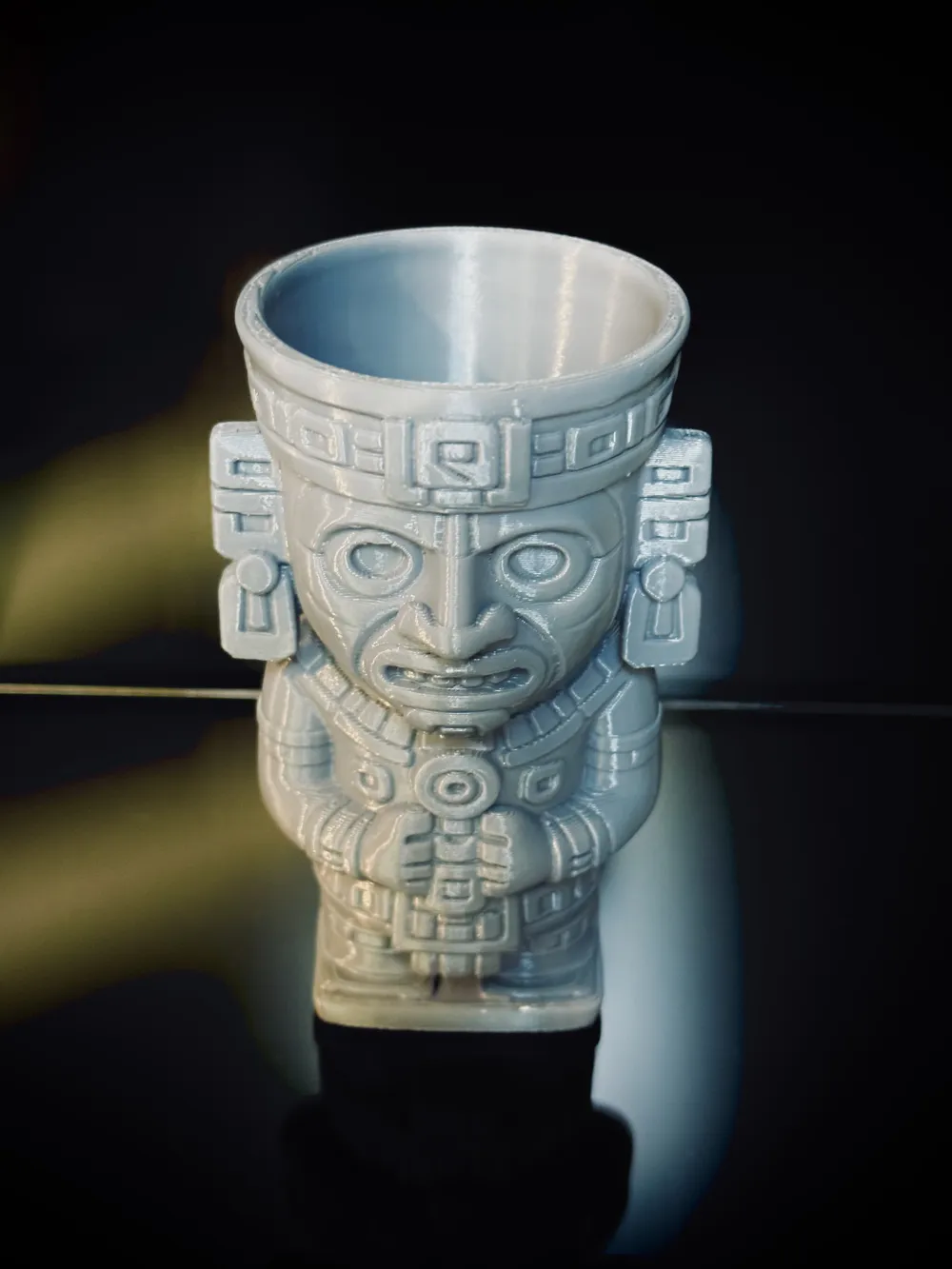 Jarrón - Tótem Azteca decorativo multifuncional por ep3dsolution ...