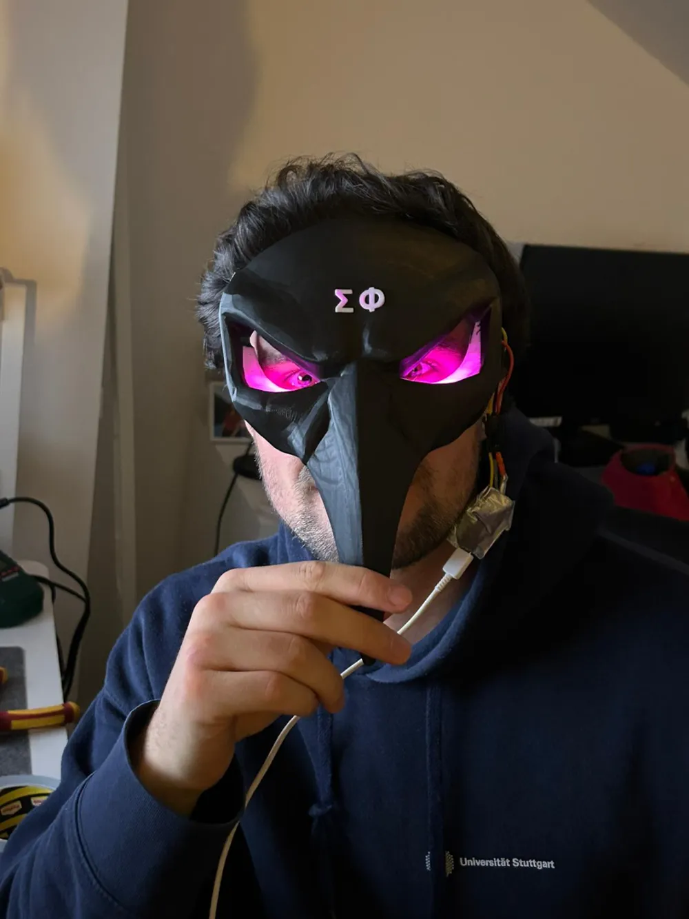 Cursed Raven Mask - LED by chris - MakerWorld