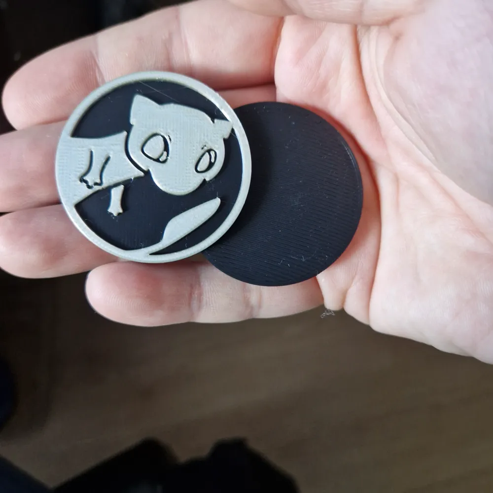 Mew Pokemon Coin by Kryator - MakerWorld