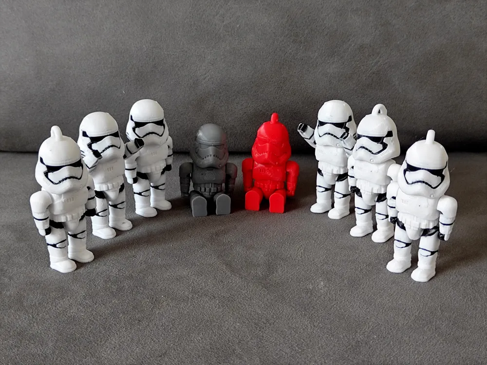 First Order Stormtrooper (Articulated / Print-in-Place) - Free 3D Print ...
