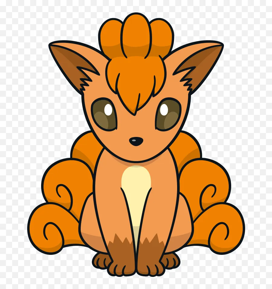 Minimal Design Pokemon Vulpix Coloring Model by FRANKIE 3D PRINT ...