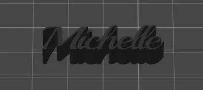 Michelle name by TRPopstar MakerWorld: Download Free 3D Models