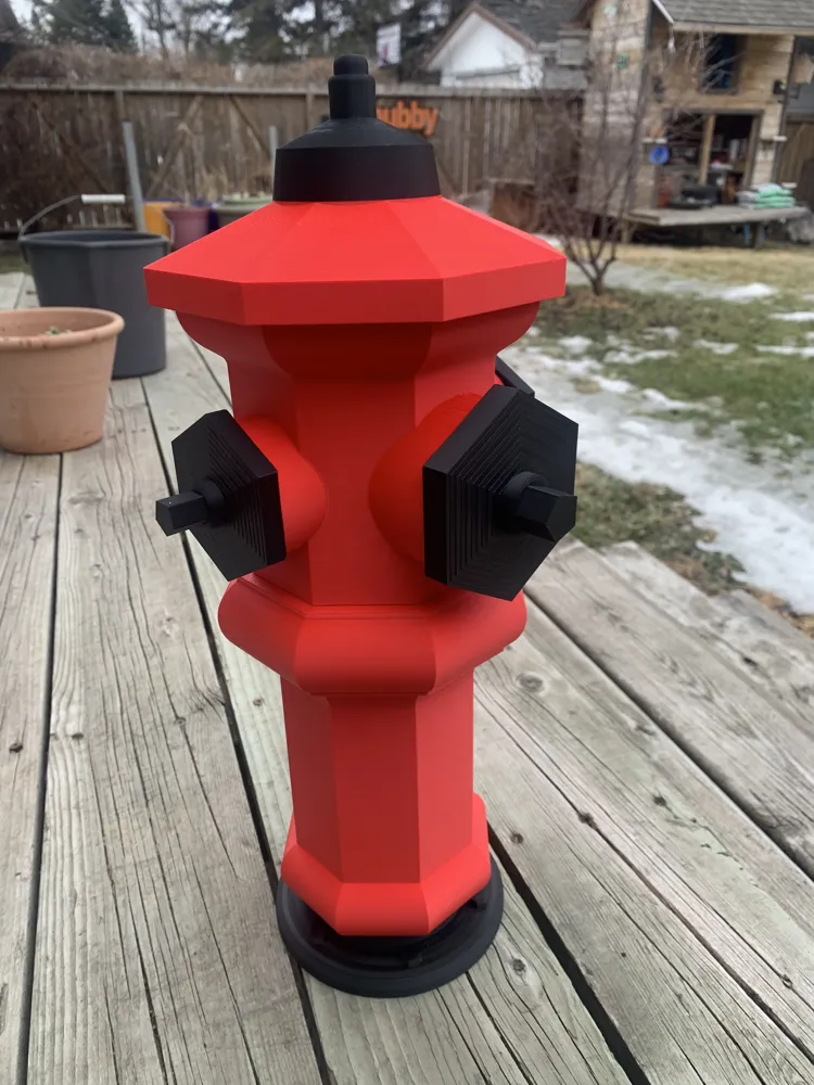 Fire Hydrant Replica – 17-1/2 Inches Tall by Zzz3DSelkirk - MakerWorld