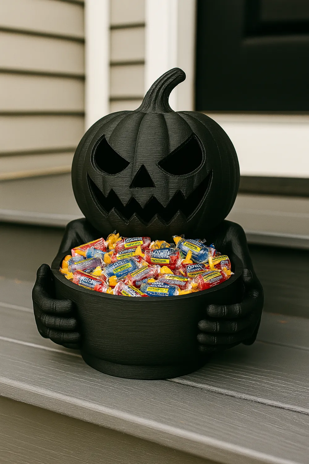 Midnight Muncher (Halloween Bowl) - Free 3D Print Model - MakerWorld