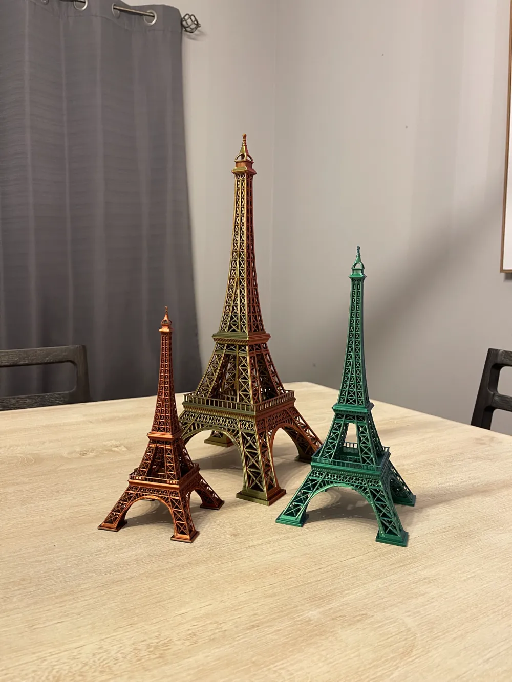 The Eiffel Tower: One-piece, No support, 7" print - Free 3D Print Model ...