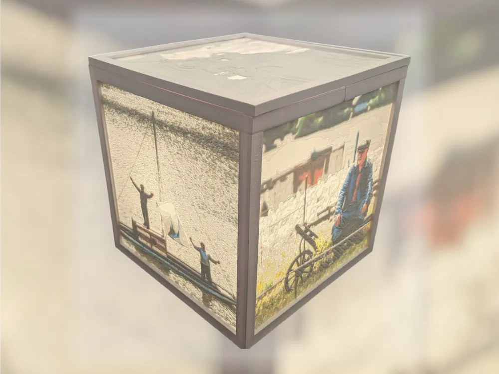 GlowBox - the Lithophane Display Cube by Sitsero MakerWorld: Download ...
