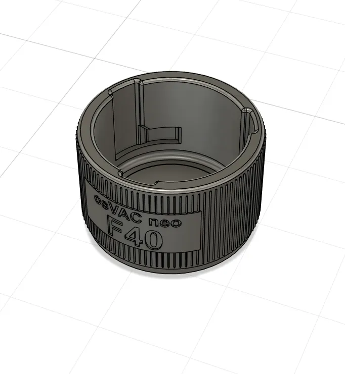 Closure Cap osVAC Neo F40 by MuL3D - MakerWorld