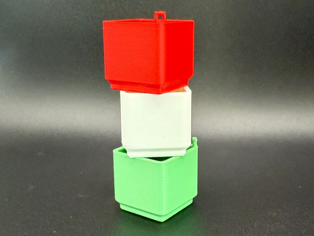 Gridfinity Mini Bin Christmas Ornament by Hopper_Dropper - MakerWorld