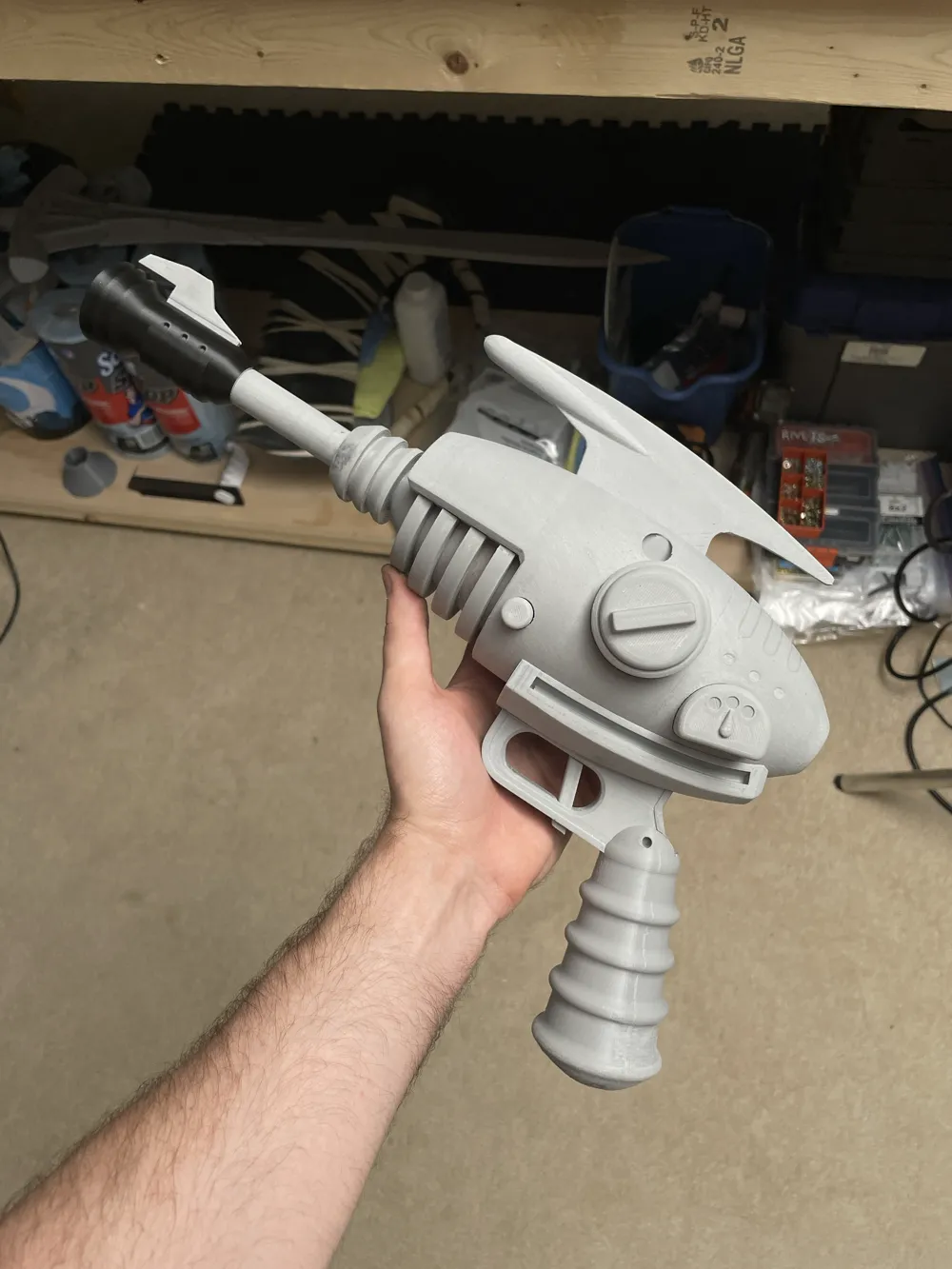 Fallout 3 Alien Blaster - Free 3D Print Model - MakerWorld