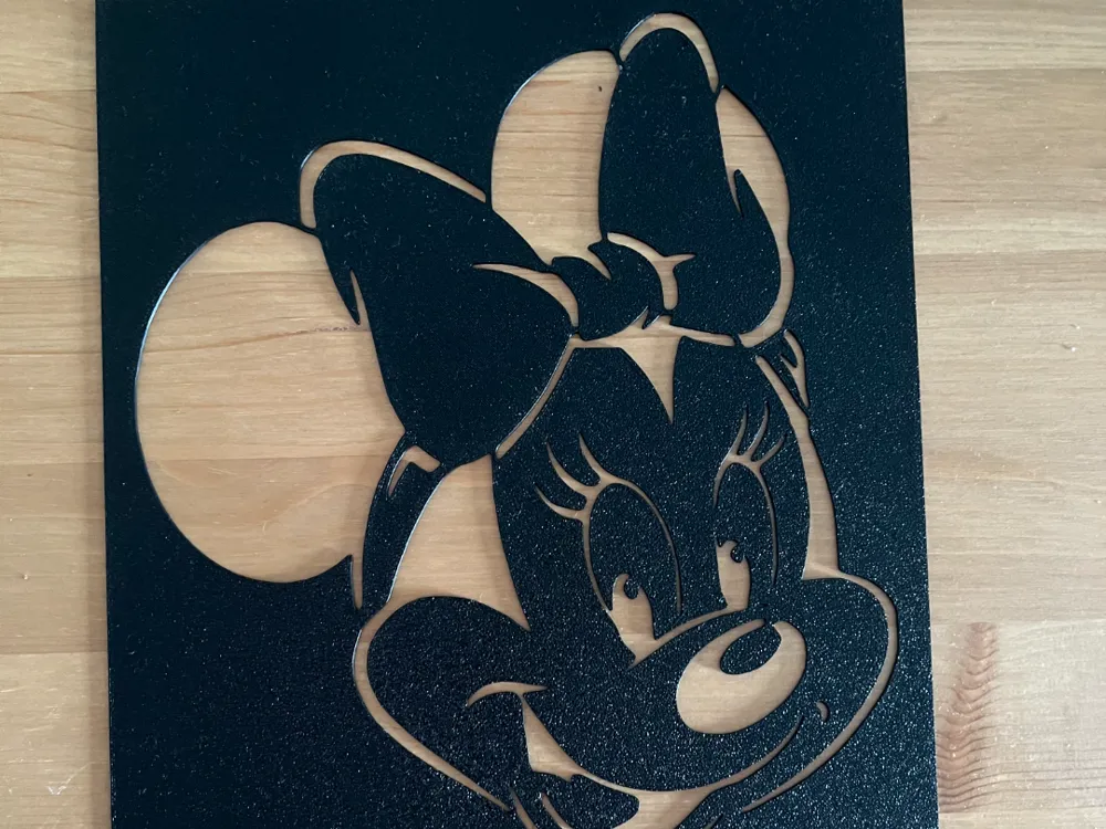 Minnie mouse stencil by Morganja - MakerWorld