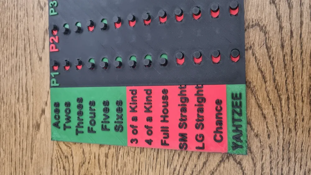 Yahtzee table game counter by pelotas84 - MakerWorld